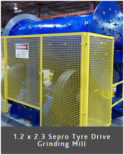 SEPRO TYRE DRIVE GRINDING MILLS