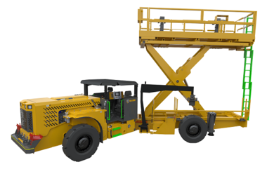 Pipe Service Mining Vehicle