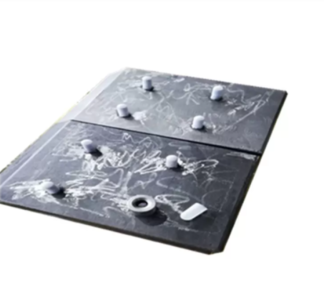 Fixed Plant Rock Box 148*300*50mm White Iron Liners For Chutes