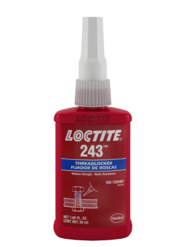 LOCTITE 243 Blue Medium Strength Threadlocker