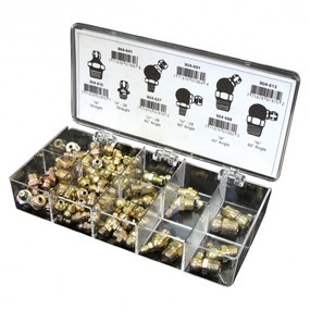 GREASE FITTINGS ASSORTMENT CONTAINING 100 IMPERIAL GREASE FITTINGS IN 6 ...